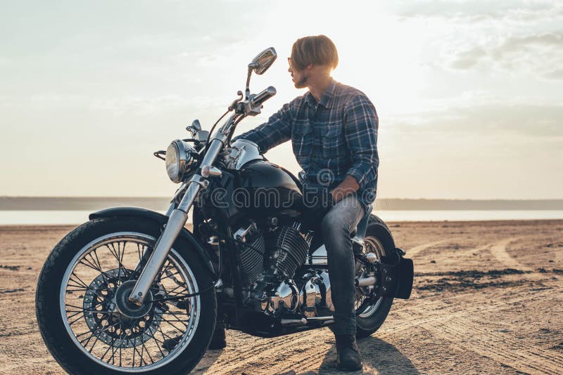 Man riding motorcycle stock image. Image of fast, male - 80384285