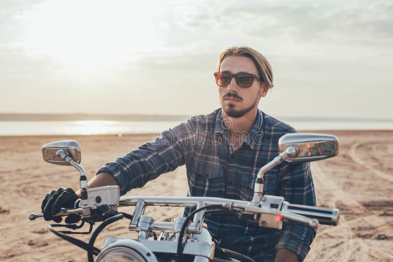 Man riding motorcycle stock image. Image of street, ride - 80383795
