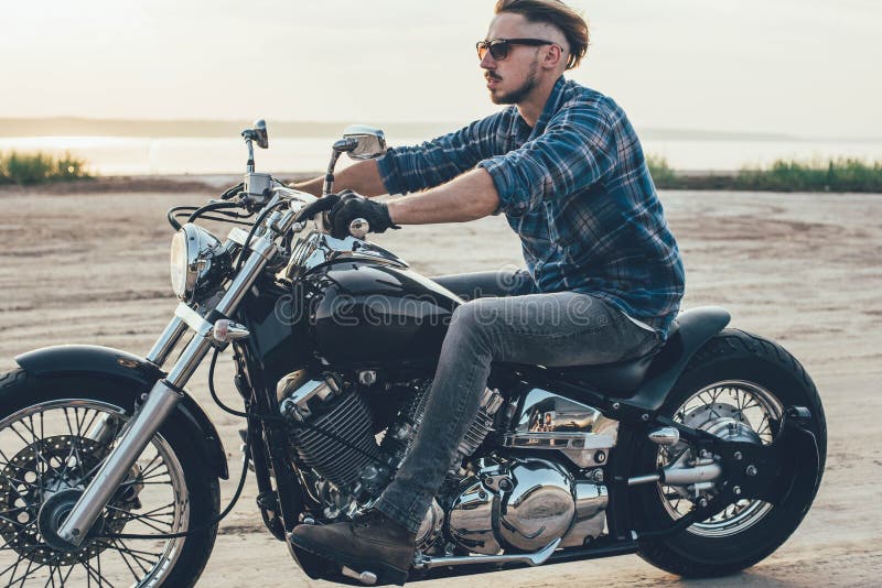 Man riding motorcycle stock image. Image of fast, male - 80384285