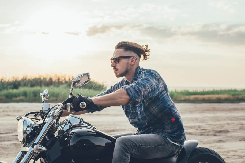 Man riding motorcycle stock image. Image of fast, male - 80384285