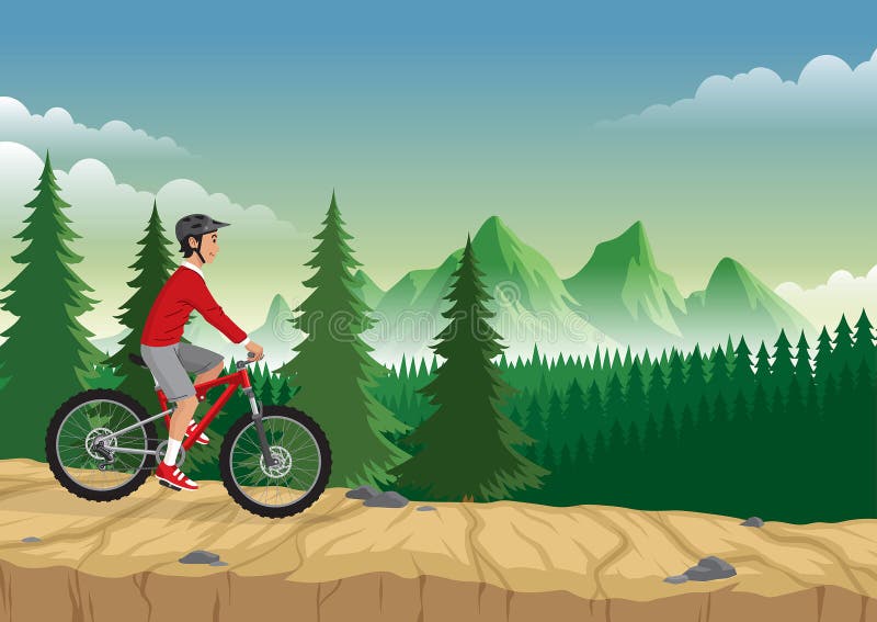 Man Riding Bike Stock Vector Illustration Of Extreme 16200150