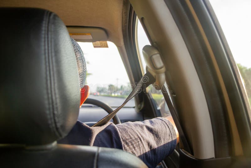 Man Right Hand Driving Car on the Road Stock Photo - Image of journey ...