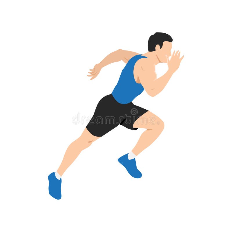 Start of sprinter runner stock vector. Illustration of competition ...