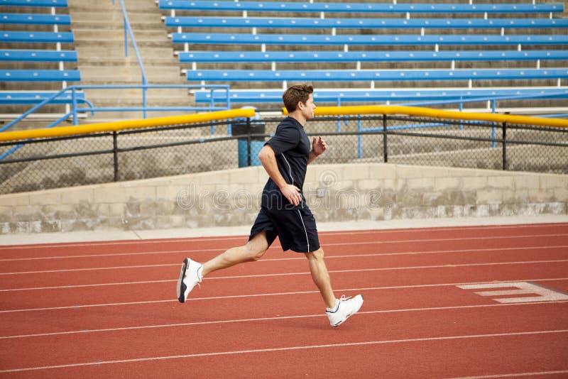 Man running stock image. Image of runner, exercise, caucasian - 16667321