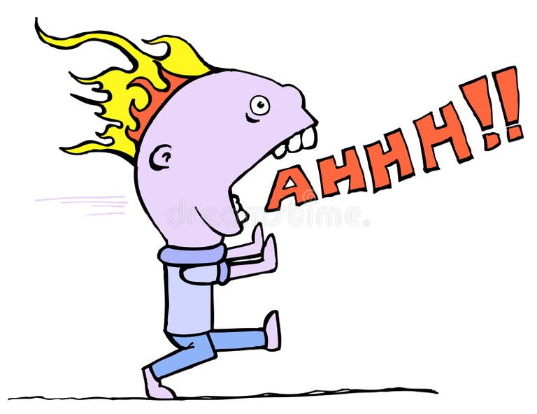 Running Vector Illustration Man Fire Flames Stock Illustrations – 31 ...