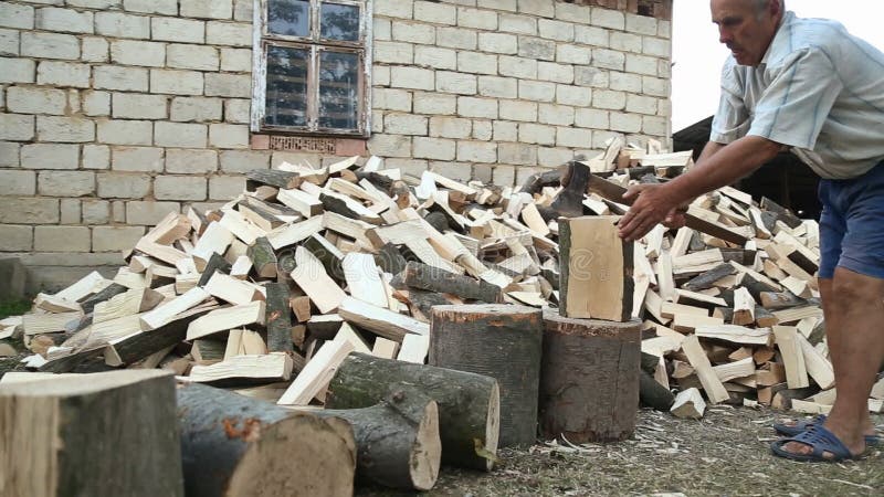 Man running with an ax stock video. Video of clothing - 81995049