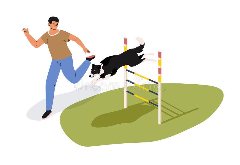 Agility Course Stock Illustrations – 550 Agility Course Stock ...