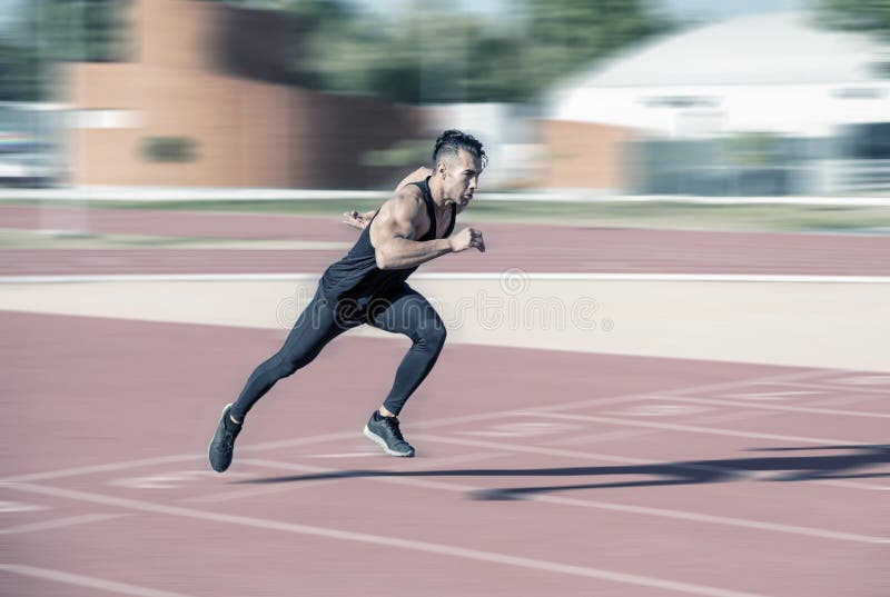 Man running fast stock image. Image of ambition, leaving - 128366493