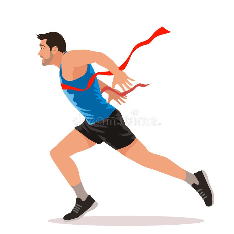 Running Race Finish Line