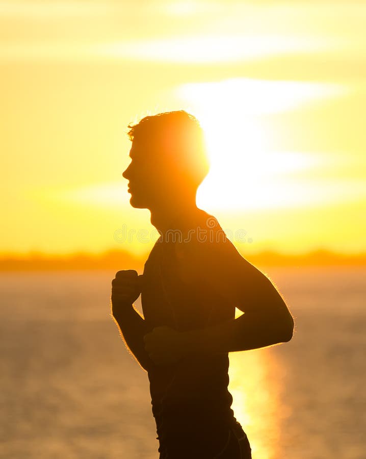 7,342 Man Running Sunrise Stock Photos - Free & Royalty-Free Stock ...