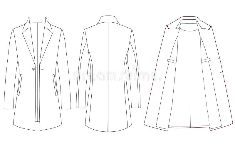 Coat Drawing Vector Stock Illustrations – 21,831 Coat Drawing Vector ...