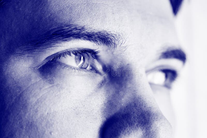 Man s eyes. stock image. Image of handsome, person, closeup - 26371685