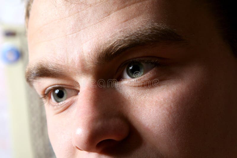 Man s eyes stock photo. Image of vision, ophthalmology - 3681508