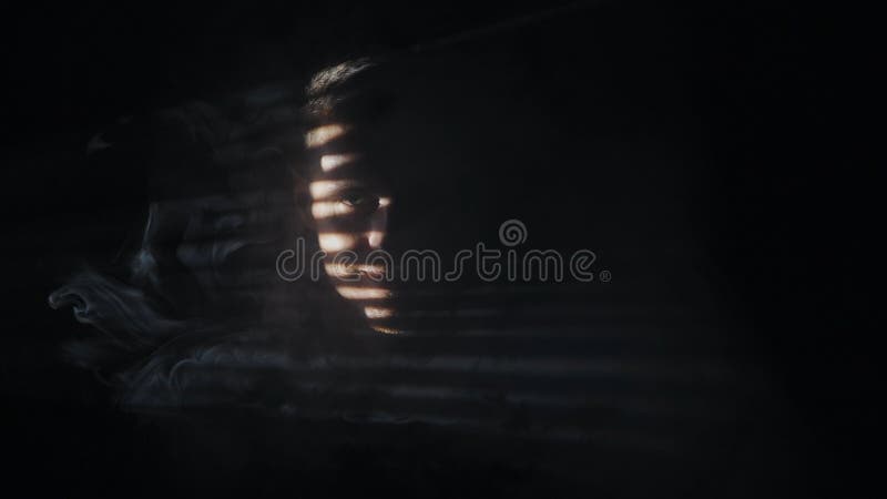 661 Scary Shadow Man Face Silhouette Stock Photos - Free & Royalty-Free ...