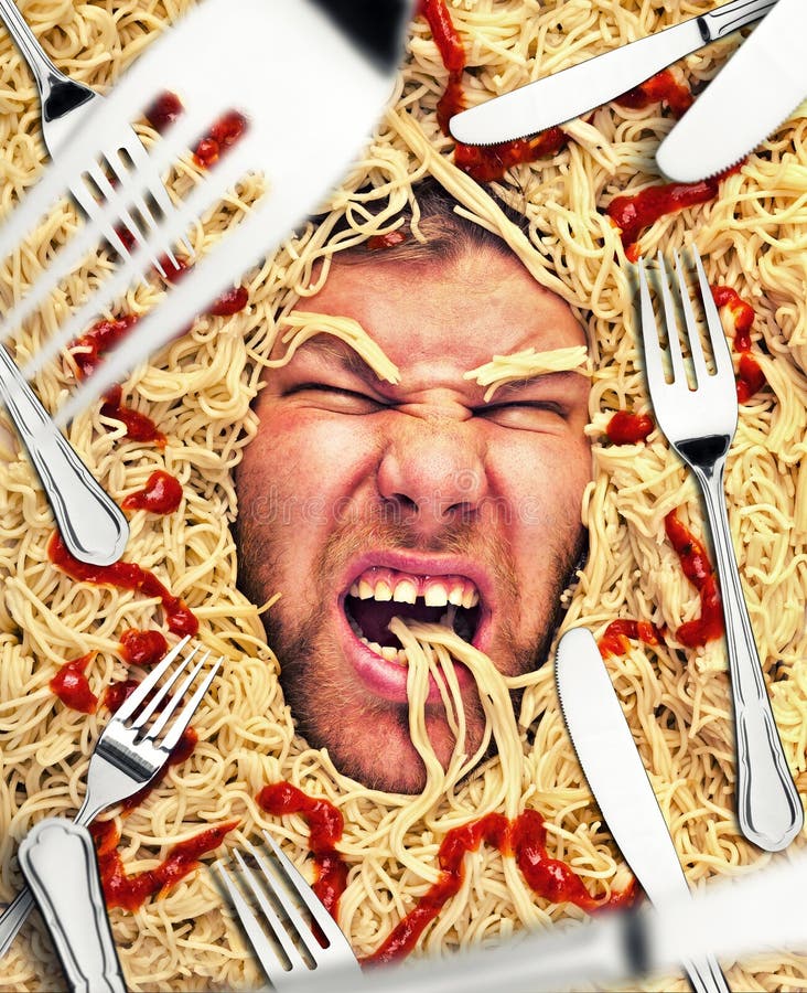 Freak Man with Rubber on His Face Stock Image - Image of happy, fetish ...