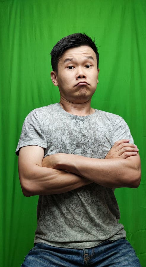 Face Reflecting Displeasure and Dismay Disgusted Expression Stock Photo ...