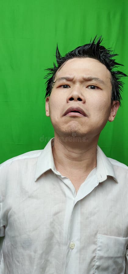 Face Reflecting Displeasure and Dismay Disgusted Expression Stock Image ...