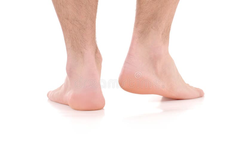 Man`s Feet. Care for Feet and Heels. Stock Image - Image of dermatitis ...