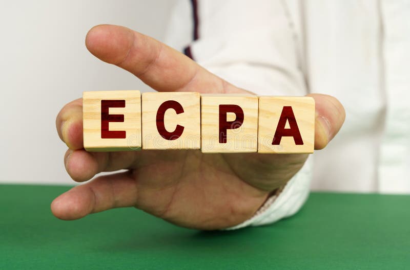 In the Man& X27;s Hand are Cubes with the Inscription - ECPA Stock ...