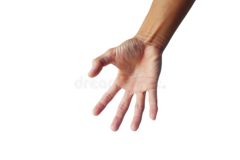 A Man S Hand in a Gesture of Reaching Down To Grab or Hold Something ...