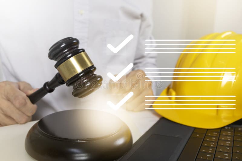 Man S Hand Holding a Judgment Hammer,Linking Information for Decision ...