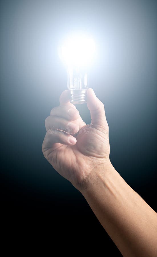 Man& X27;s Hand Holding Lighted Light Bulb. Stock Image - Image of lamp ... Man& X27;s Hand Holding Lighted Light Bulb. Stock Image - Image of lamp ...