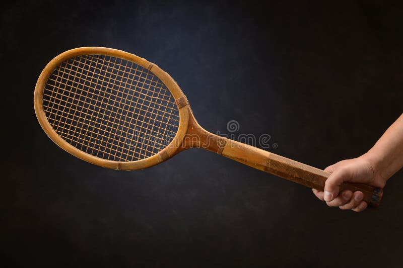 Hand Holding Tennis Racket stock photo. Image of recreation - 16674056