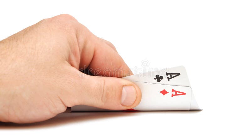 Man S Hand Lifting Up Playing Cards Stock Image - Image of game, close ...