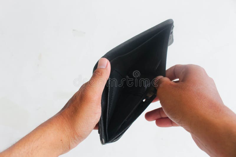 Empty Wallet 1 stock image. Image of crisis, financial - 381167747