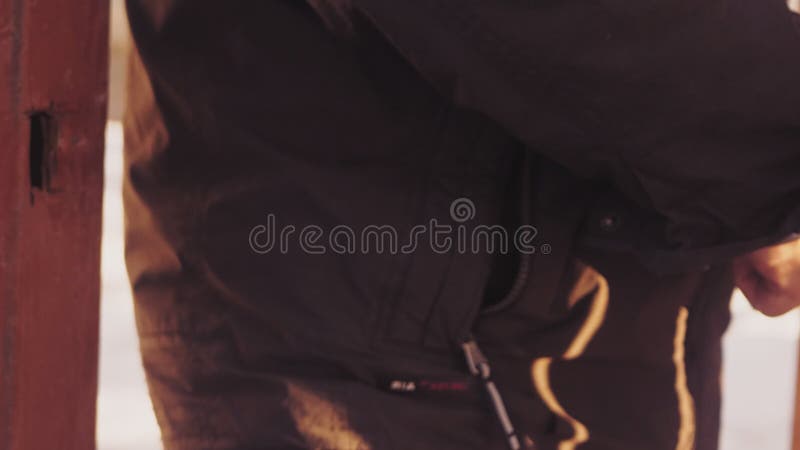 A Man S Hand Opens the Gate from the Inside Stock Footage - Video of ...