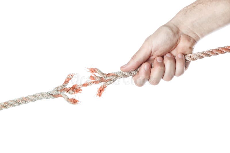 Hands pull a rope stock photo. Image of clambering, hand - 15433082