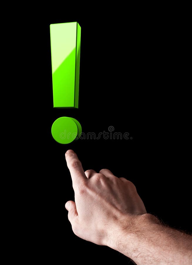 Exclamation sign aperture stock illustration. Illustration of ...