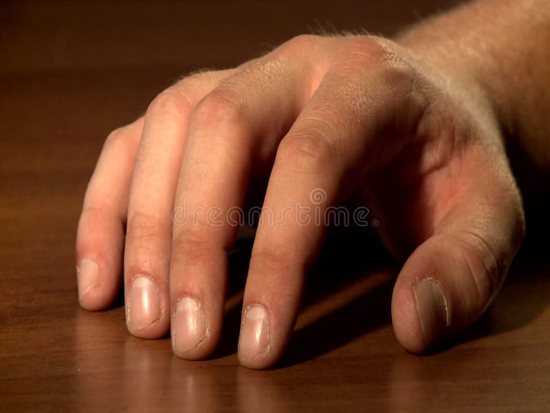 Hand Tapping while Waiting on the Table Stock Video - Video of ideas ...