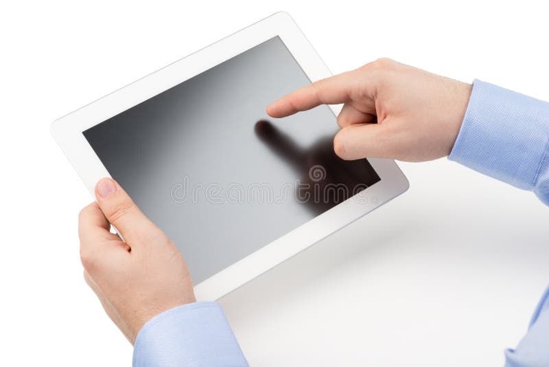 Woman Using Modern Digital Tablet Stock Photo - Image of technology ...