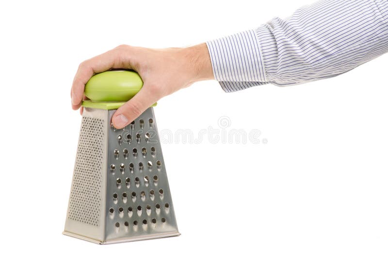 Man`s hands kitchen grater stock image. Image of cuisine - 105846481