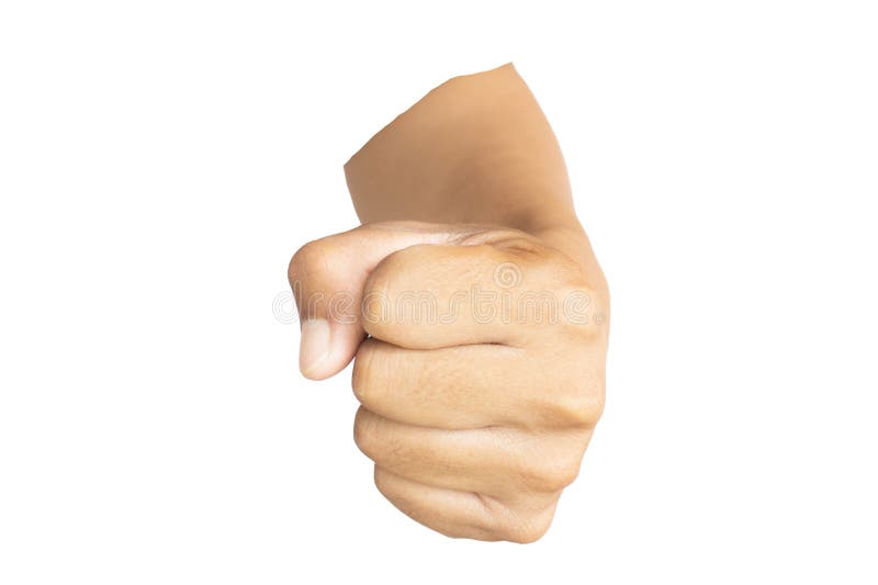 Man S Hands Making Gestures Isolated White Background Stock Photo ...