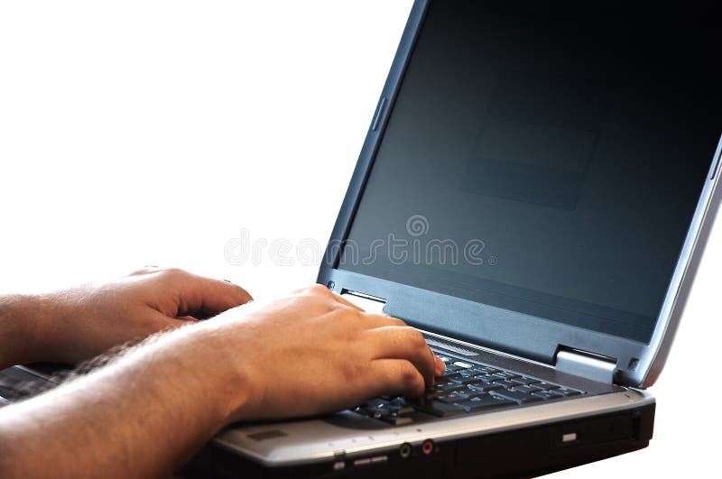 Busy Typing stock image. Image of desk, computer, hand - 1174813