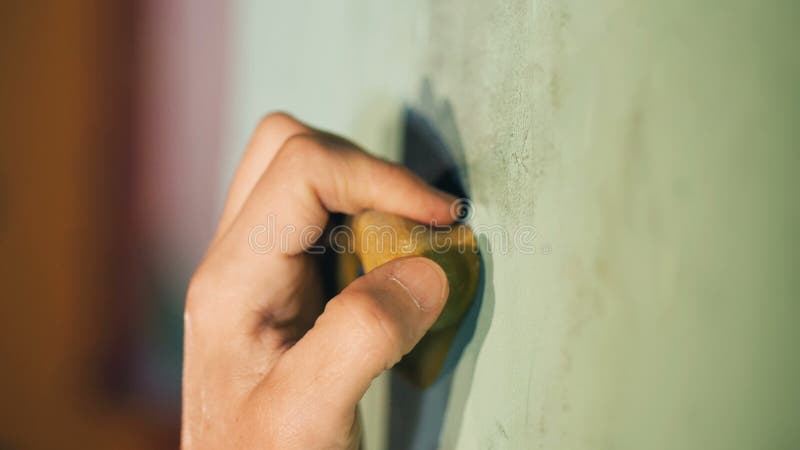 Climber`s Hand Slips from a Rock, Close Up. Stock Video - Video of ...