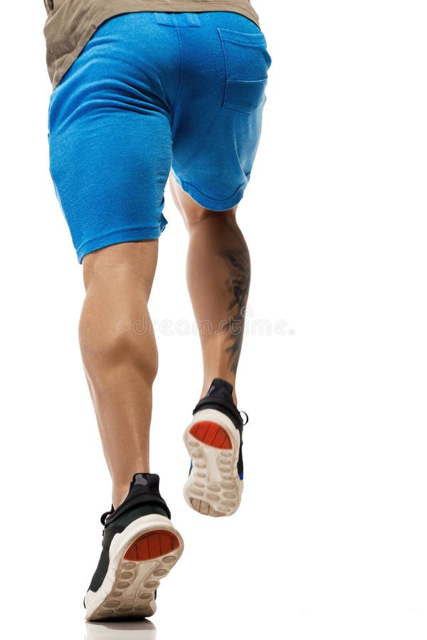 Man`s legs running stock photo. Image of adult, healthy - 118258056