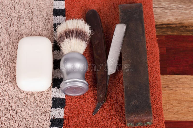 Man`s shave accessories stock photo. Image of fleece - 23888592