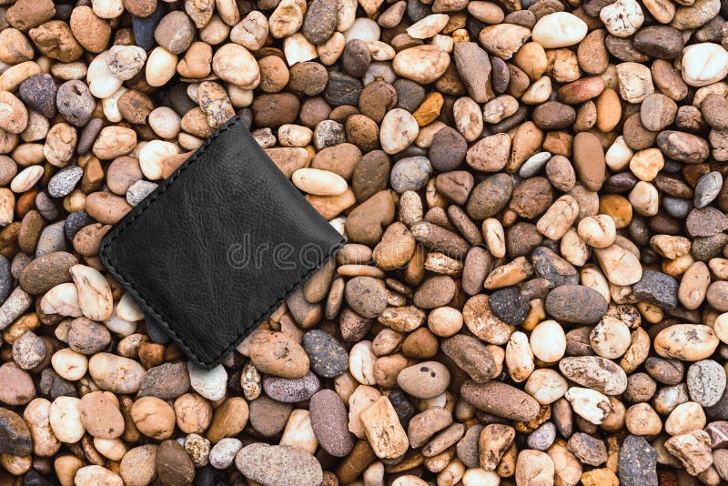 Man`s Wallet Fell on Stone Floor Texture Stock Photo - Image of ...