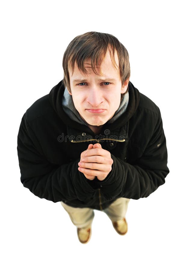 Face of Smiling Kind Man Looking at Camera Stock Image - Image of cold ...