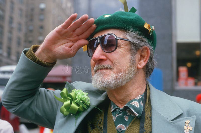 A Man Saluting The Flag Editorial Stock Photo - Image: 25962898