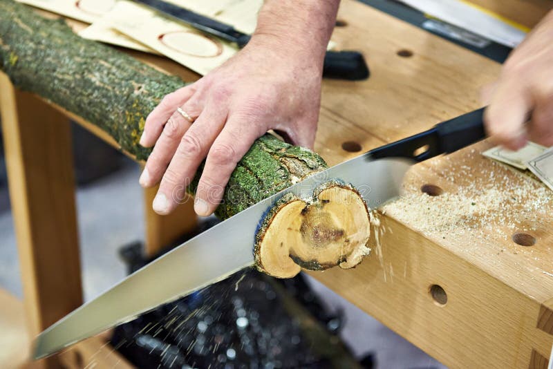 Man sawing wood stock photo. Image of carpenter, craftsman - 27154798