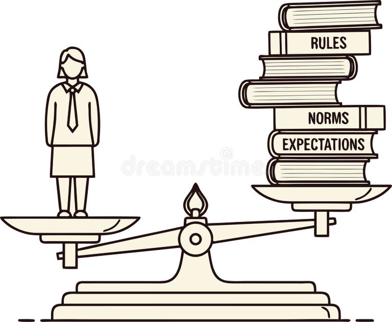 A Man on a Scale Compared To a Stack of Books: Rules, Norms, and ...