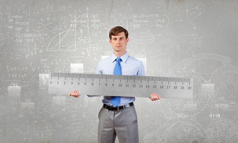 Man with scale stock photo. Image of graphic, rate, finance - 56823754