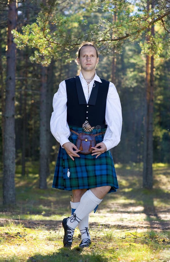 Scottish Kilt Costume Men