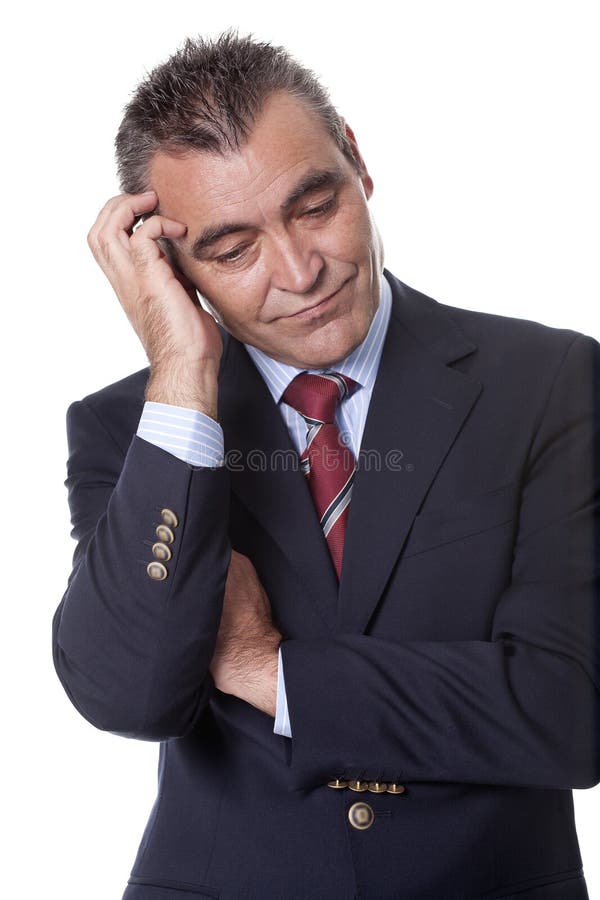 Man scratching his head stock image. Image of task, businessman - 16357343