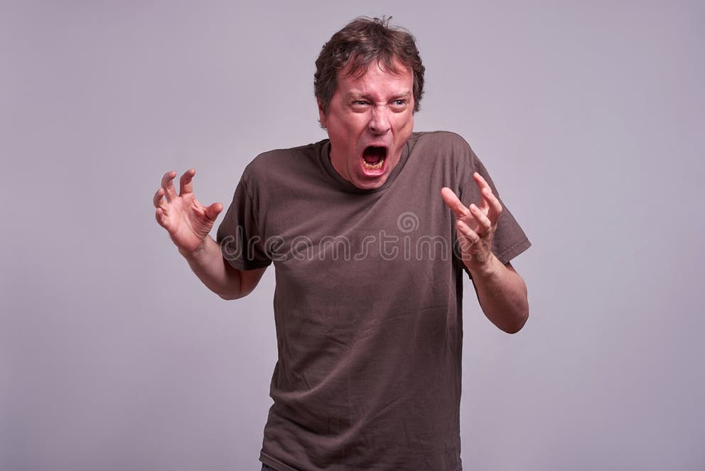 Man screaming stock photo. Image of male, angry, anger - 126331526