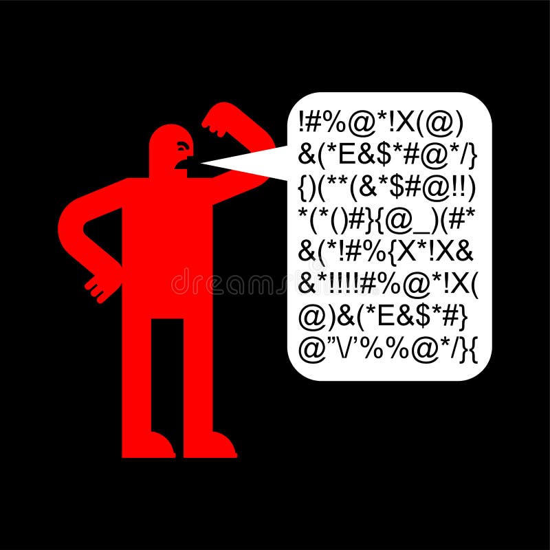 Cartoon Profanity Stock Illustrations – 183 Cartoon Profanity Stock ...